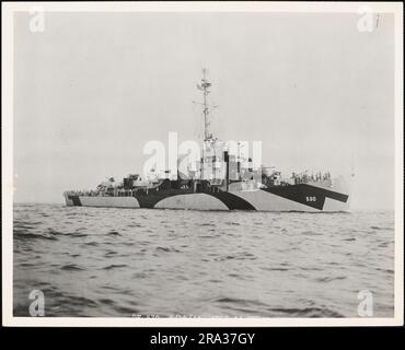 Evarts-class Destroyer Escort USS Wyffels (DE-6), Built by Navy Yard ...