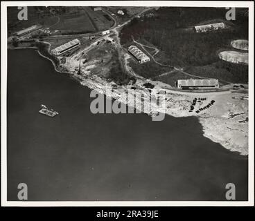 Construction Progress U.S. Naval Ammunition Depot, Annex, Hingham ...