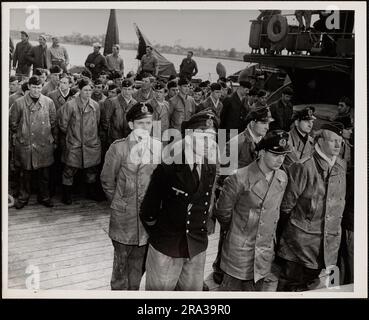 Surrendered German U-Boat, Portsmouth, New Hampshire. Administrative ...