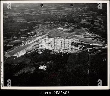 A photograph of the Naval Air Station Brunswick, showing naval aviation ...