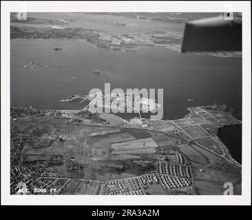Coasters Harbor Island-view from north-5000 ft. , Islands. Photographs ...
