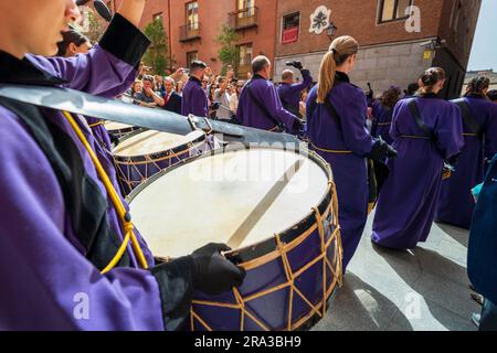 Madrid, Spain Holy Week Semana Santa Processions. Religious parades ...