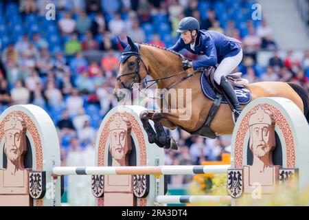 Aachen, Germany. 30th June, 2023. Equestrian sport, jumping; CHIO ...