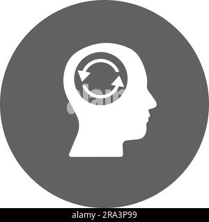 Mind Refresh icon. design template vector illustration for graphic and ...
