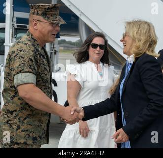 Col. Karl R. Arbogast, commanding officer, Marine Corps Air Station ...