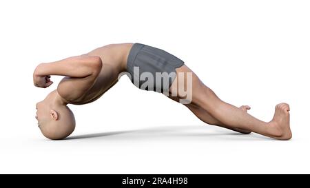 Opisthotonus in tetanus, illustration Stock Photo - Alamy