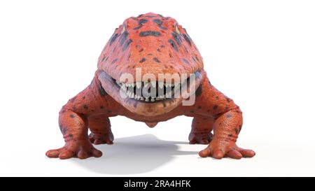 Eryops prehistoric amphibian, illustration Stock Photo - Alamy