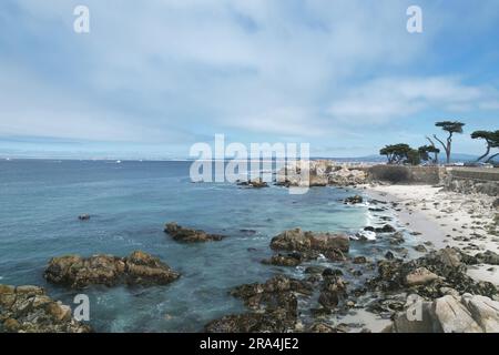 Aerial photo of Lovers Point in Monterey California Stock Photo - Alamy