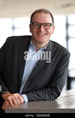 Duesseldorf, Germany. 27th June, 2023. Philippe Rogge, Vodafone's head ...