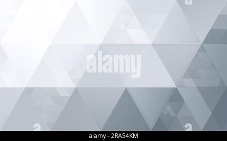 Abstract gray triangles background in different sizes - illustration ...