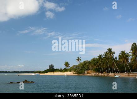 The pier of Inhaca settlement. Inhaca island. Maputo municipality ...