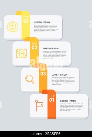 Infographic template for presentations and features data visualization ...