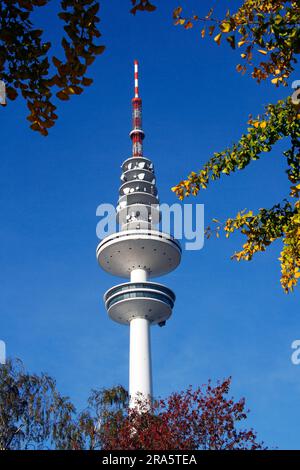 Tele-Michel (Heinrich Hertz Tower) Hamburg's tallest structure a radio ...