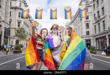 EDITORIAL USE ONLY (Left-right) Isabel Cato, Ashleigh Tory, Charley ...