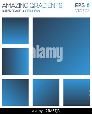 Colorful gradients in outer space, shadow color tones. Adorable ...