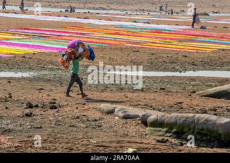 Dhobi ghat washerman place at rural india Stock Photo - Alamy