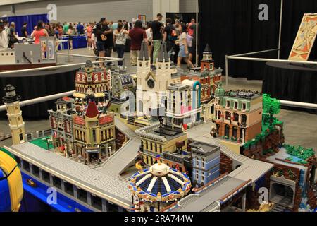 Lego Artwork Lego convention Raleigh North Carolina Stock Photo - Alamy