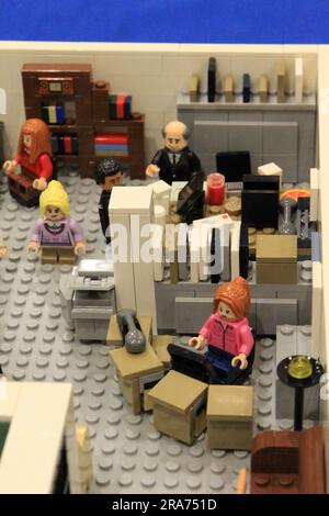 Legos Office Scene Lego convention Raleigh North Carolina Stock Photo ...