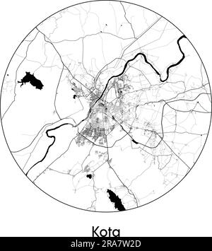City Map Asia India Kota vector illustration Stock Vector Image & Art ...