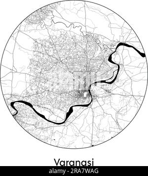 Varanasi vector illustration Stock Vector Image & Art - Alamy