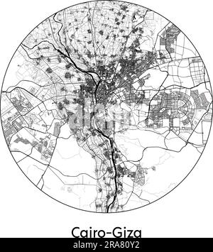 vector city map of Cairo, Egypt Stock Vector Image & Art - Alamy