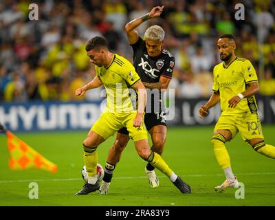 Nashville SC defender Andy Najar (31) during an MLS soccer match ...