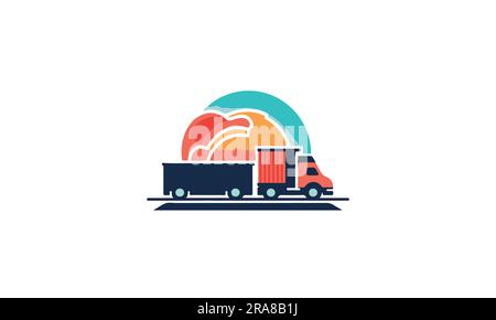 Business Logistic or other ways logo on white background Stock Vector ...