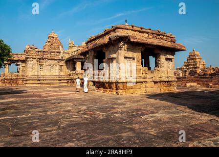8th century Virupaksha Temple in Pattadakal, Karnataka, India, Asia ...