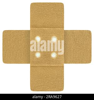 Skin Plaster Cross isolated on white background Stock Photo - Alamy