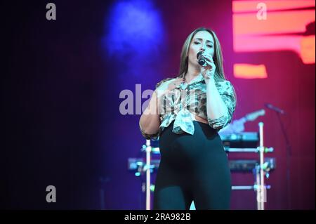 Clean Bandit ,Performing at Doncaster Racecourse , Doncaster , Uk , 01. ...