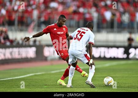 CASABLANCA, MOROCCO - JUNE 11: Aliou Dieng of Al Ahly SC during the CAF ...