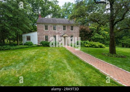 Old American Colonial House, Philadelphia, Pennsylvania, USA Stock ...