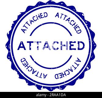 Grunge blue extension word round rubber seal stamp on white background ...