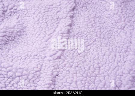 Purple fur texture as a background. Top view Stock Photo - Alamy