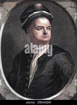 SIR RICHARD STEELE Irish writer depicted reading aloud to his family ...