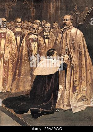 The Lord Great Chamberlain, the Marquess of Cholmondeley, presenting ...