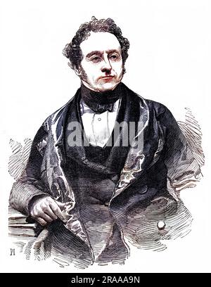 Sir Charles Barry R.A. (1795 - 1860), English architect. 1852 Stock ...