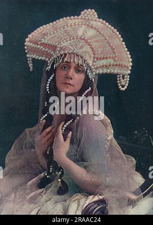 Tamara Karsavina (1885-1978), Russian ballet dancer, who, in 1919, at ...