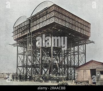 Water tank for the British Army, WW1 Stock Photo - Alamy