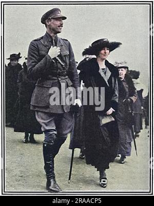 Lady Idina Wallace with Hon. Ralph Stuart-Wortley Stock Photo - Alamy