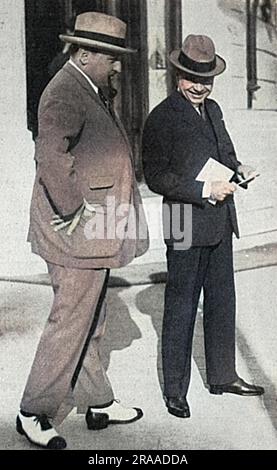 Lord Castlerosse & Lord Beaverbrook on Cote d'Azur Stock Photo - Alamy