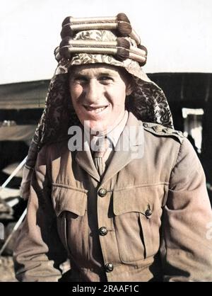 Lieutenant Colonel Thomas Edward Lawrence (aka Lawrence of Arabia, 1888 ...