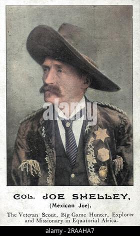 Portrait photograph of Col. Joe Shelley (Mexican Joe). Veteran scout ...