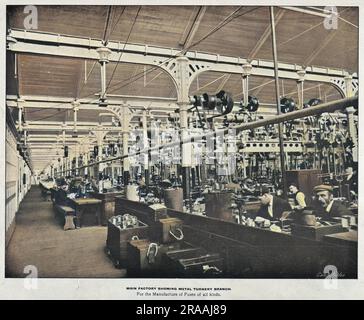 View of the main factory interior at Woolwich Arsenal, south east ...