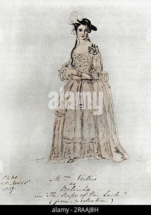 Lucia Elizabeth Vestris (1797-1856), English actress and opera singer ...