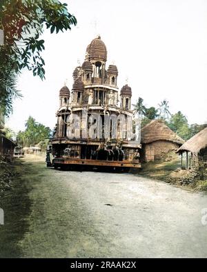 The Hindu car of Jagannath (Juggernaut Stock Photo - Alamy