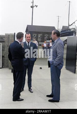 Colin Graham (left) and Benjamin Britten leaving his Graber bodied ...