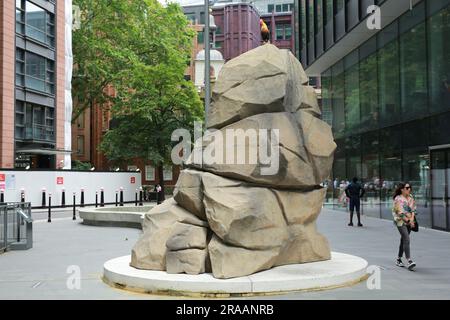 Sculpture of naked woman on a rooster Stock Photo - Alamy