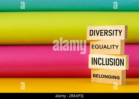 DEI Symbol, Diversity, Equality, Inclusion, Company Team Building ...