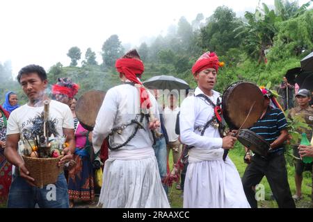 Cultural Jhakri Naach Dance of Nepal Traditional Dance of Hilly Region ...